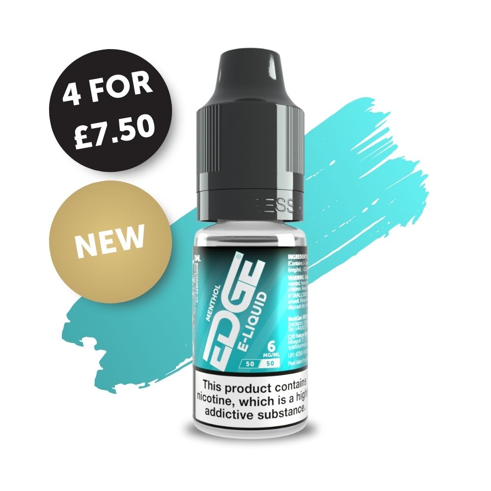 EDGE 50-50 Menthol | £2.50 10ml E-Liquid | EDGE Vaping