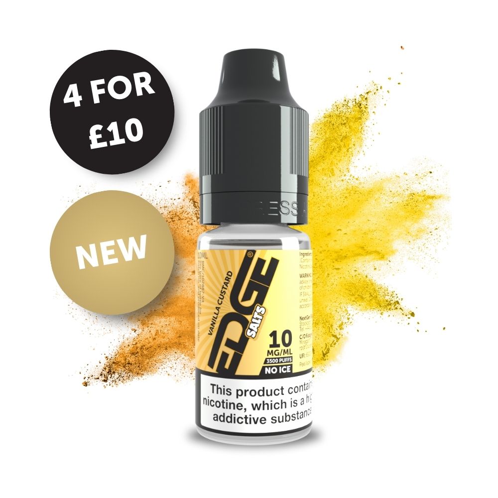 Vanilla Custard Bar Salts Desserts Nic Salt - EDGE Vaping