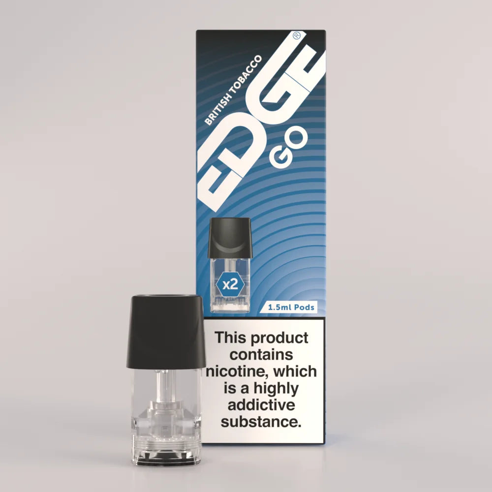 EDGE GO British Tobacco Replacement E-Liquid Pods – EDGE Vaping